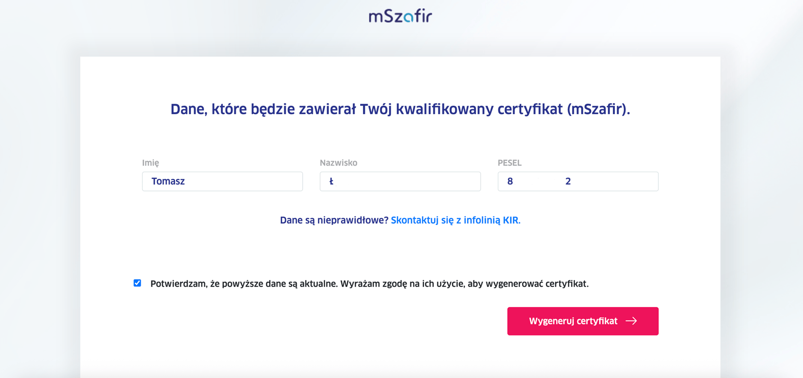 Jak wyrobić jednorazowy podpis kwalifikowany mSzafir One Shot i podpisać nim dokument?